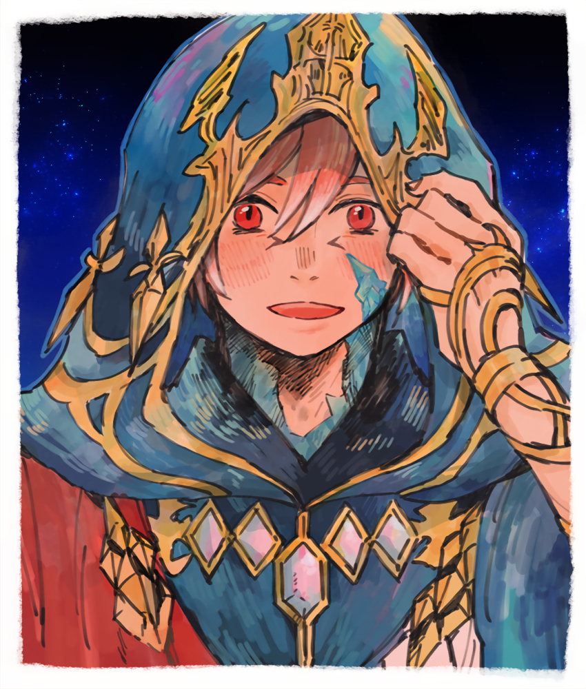 Safebooru - 1boy :d border crystal exarch final fantasy final fantasy ...