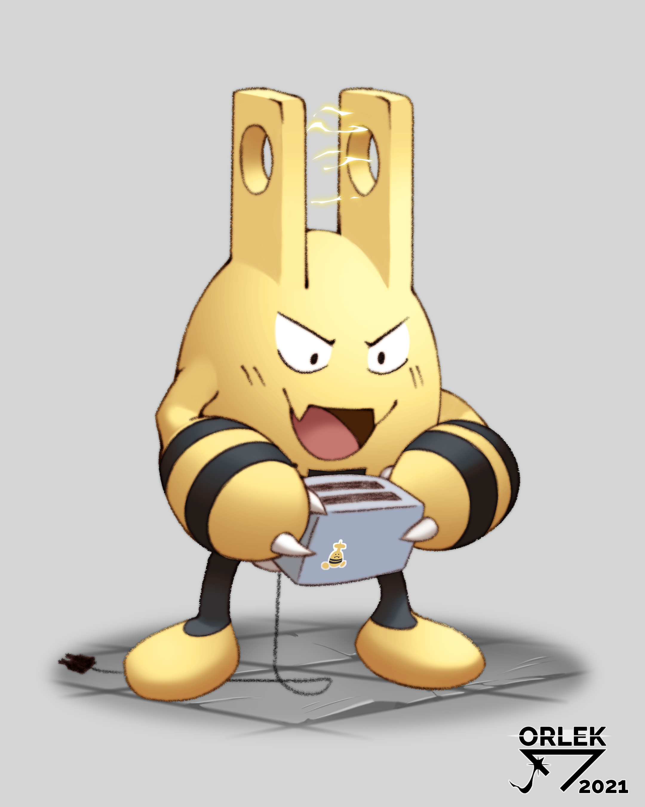 Safebooru - :d absurdres artist name black eyes claws commentary ...