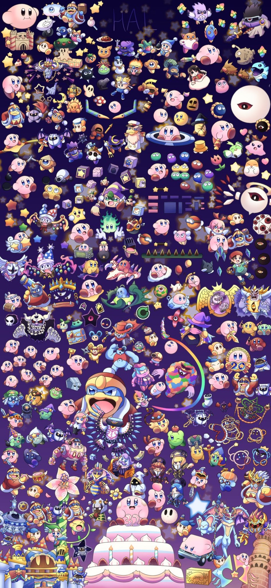 Safebooru - 6+boys 6+girls 6+others adeleine anniversary apple axe ...
