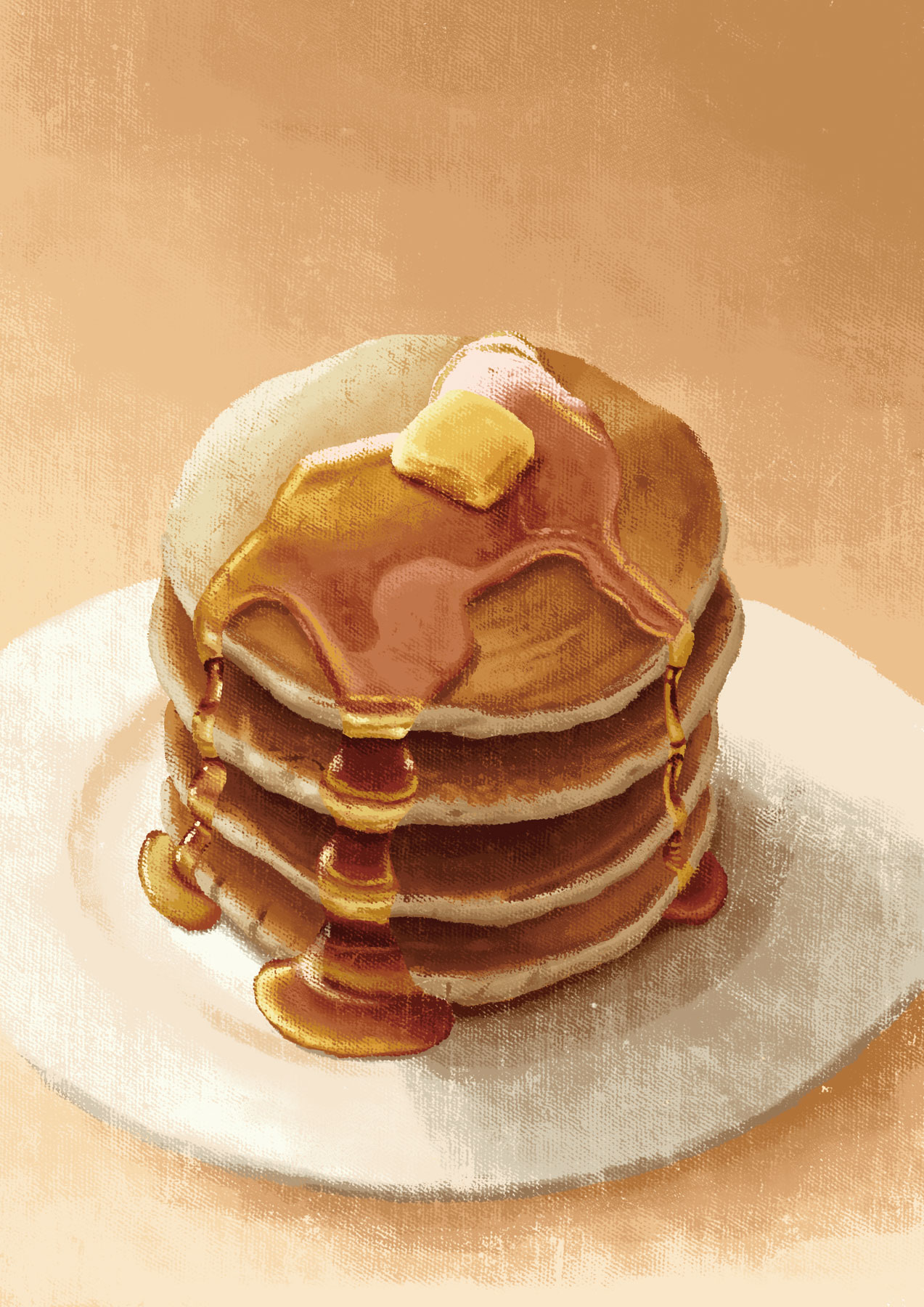 Safebooru - brown background butter canvas texture commentary request ...