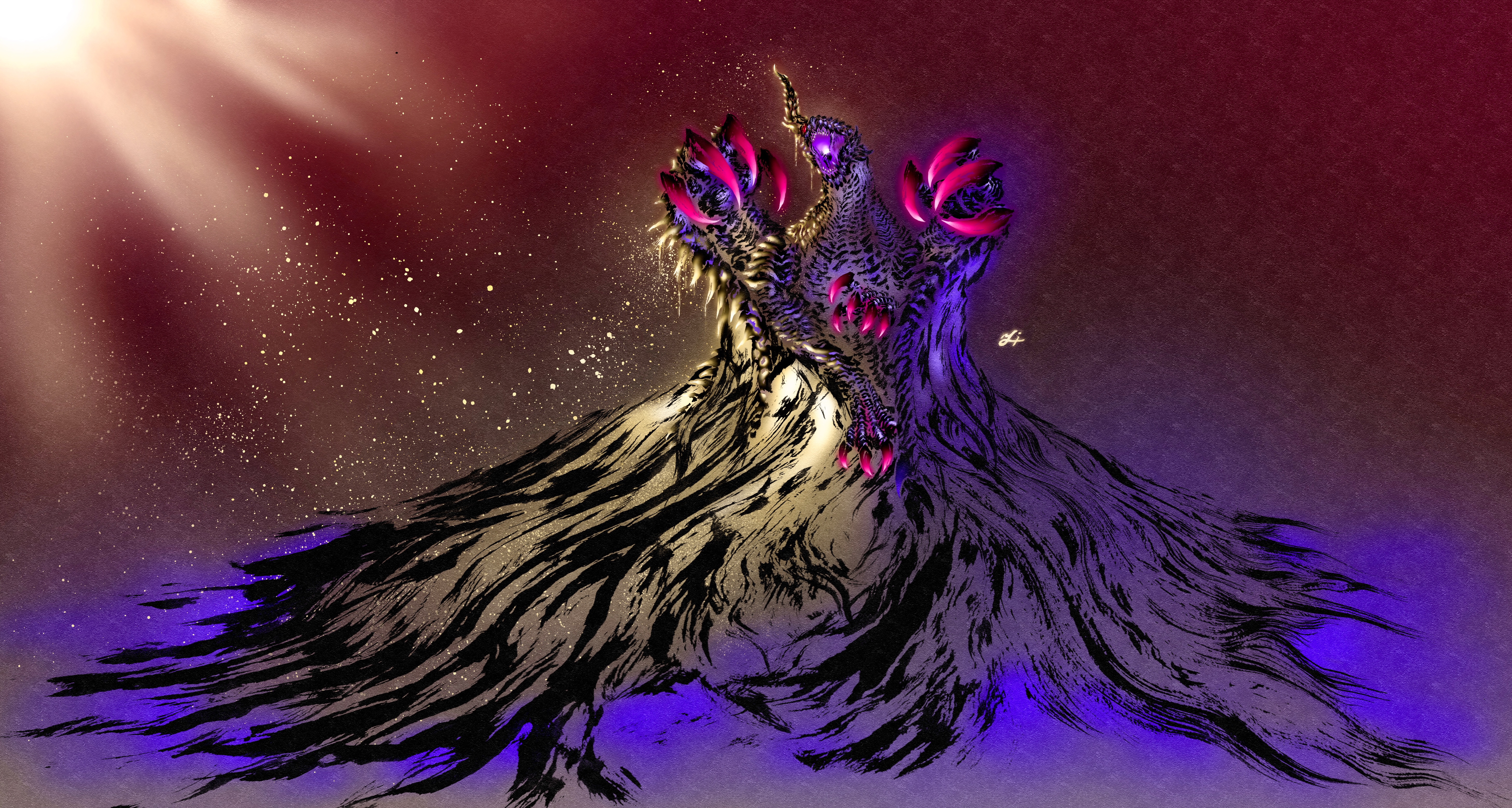 Safebooru - absurdres asymmetrical wings chaotic gore magala claws ...