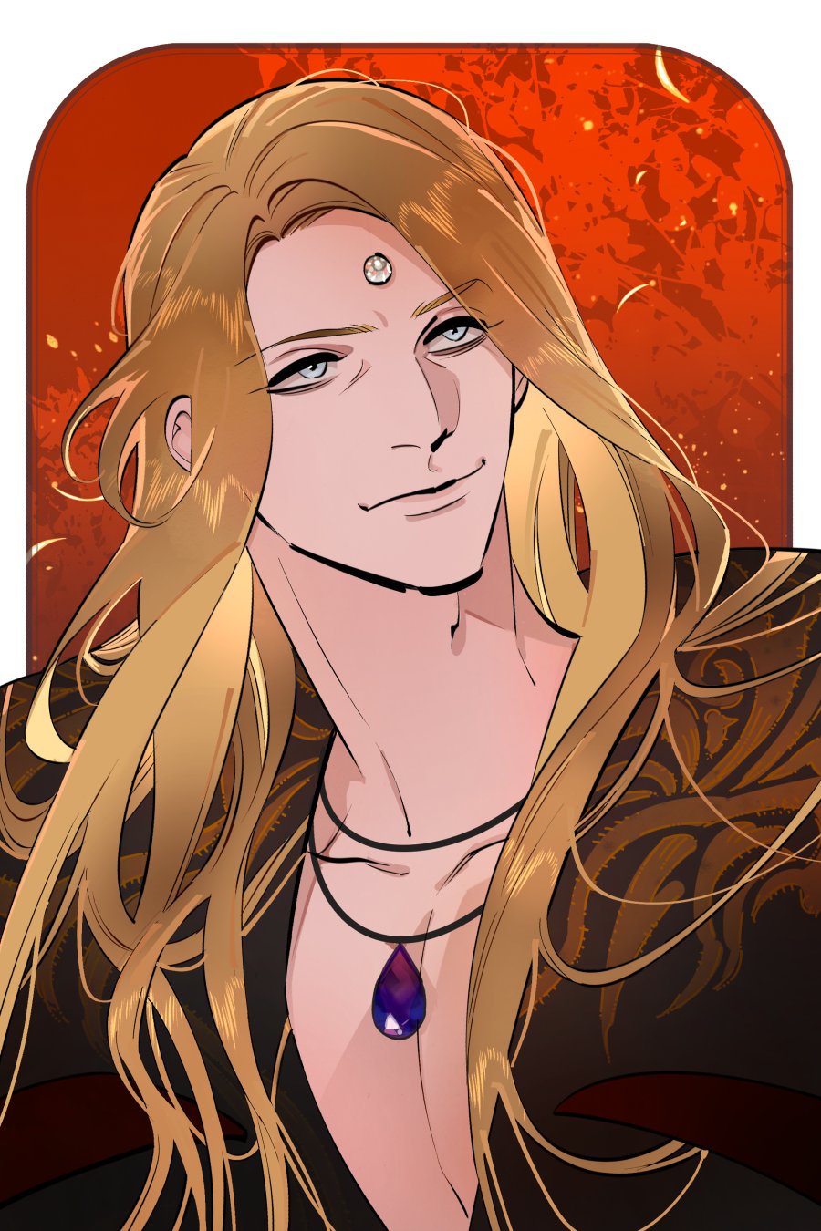 Safebooru - 1boy 5altybitter5 blonde hair blue eyes closed mouth final ...