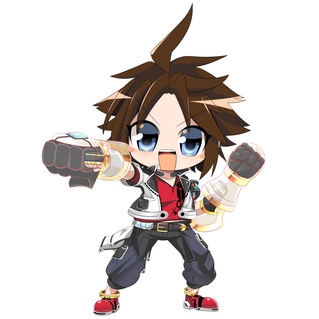 Safebooru 1boy Ahoge Belt Black Belt Black Gloves Black Pants Blue 4492