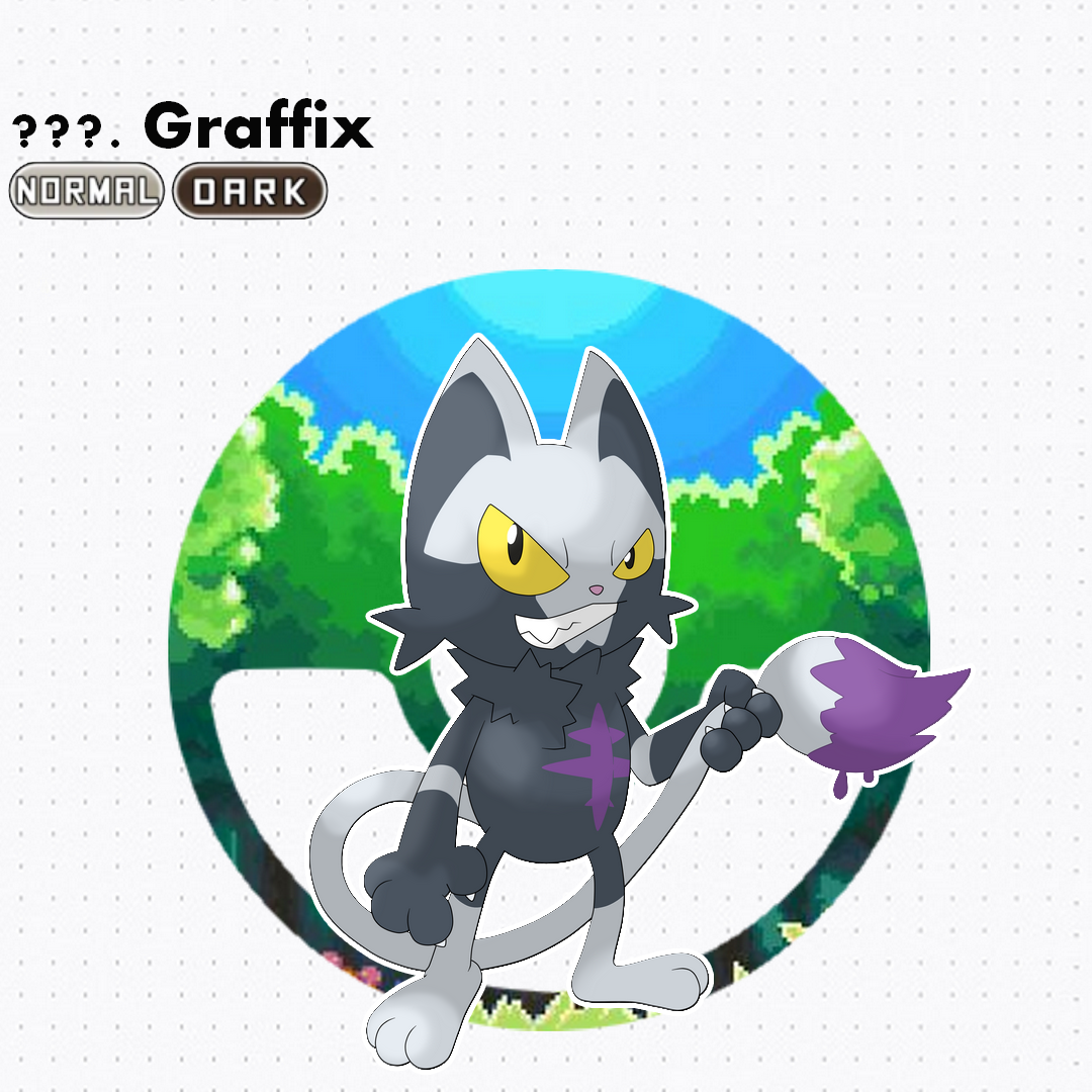 Safebooru - cat cat ears cat tail fakemon fakemon (creature) graffiti ...
