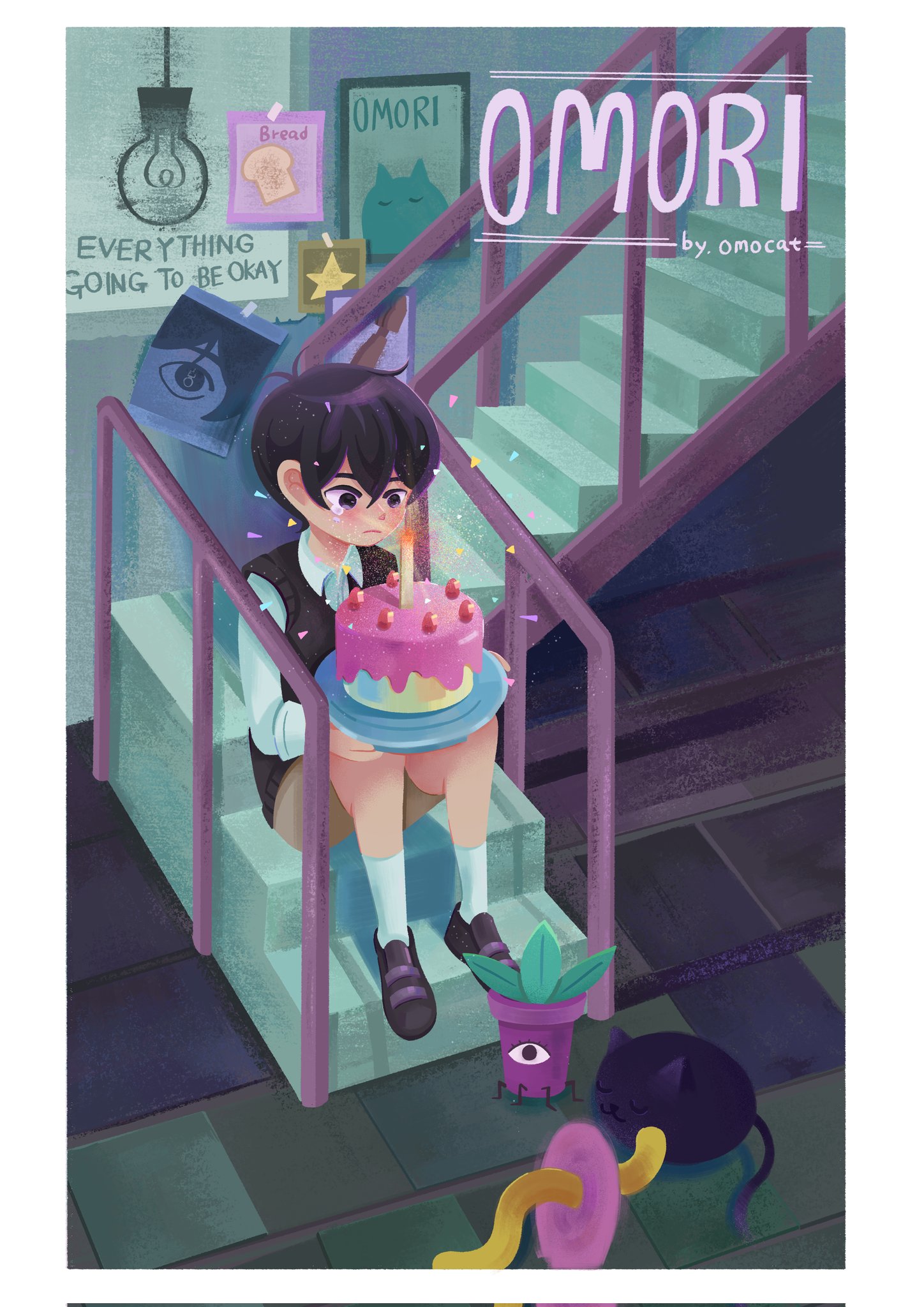 Safebooru - 1boy black eyes black footwear black hair black sweater ...