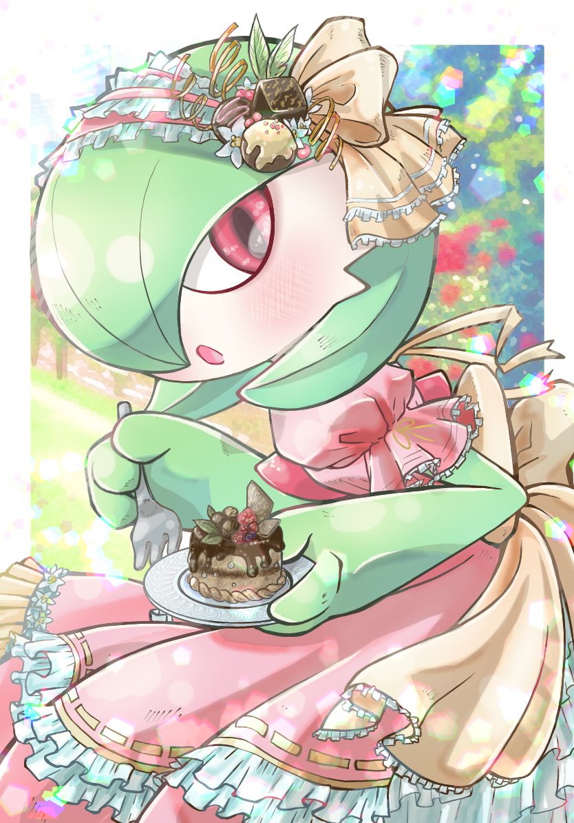 Safebooru - back bow bow chocolate hair ornament clothed pokemon ...