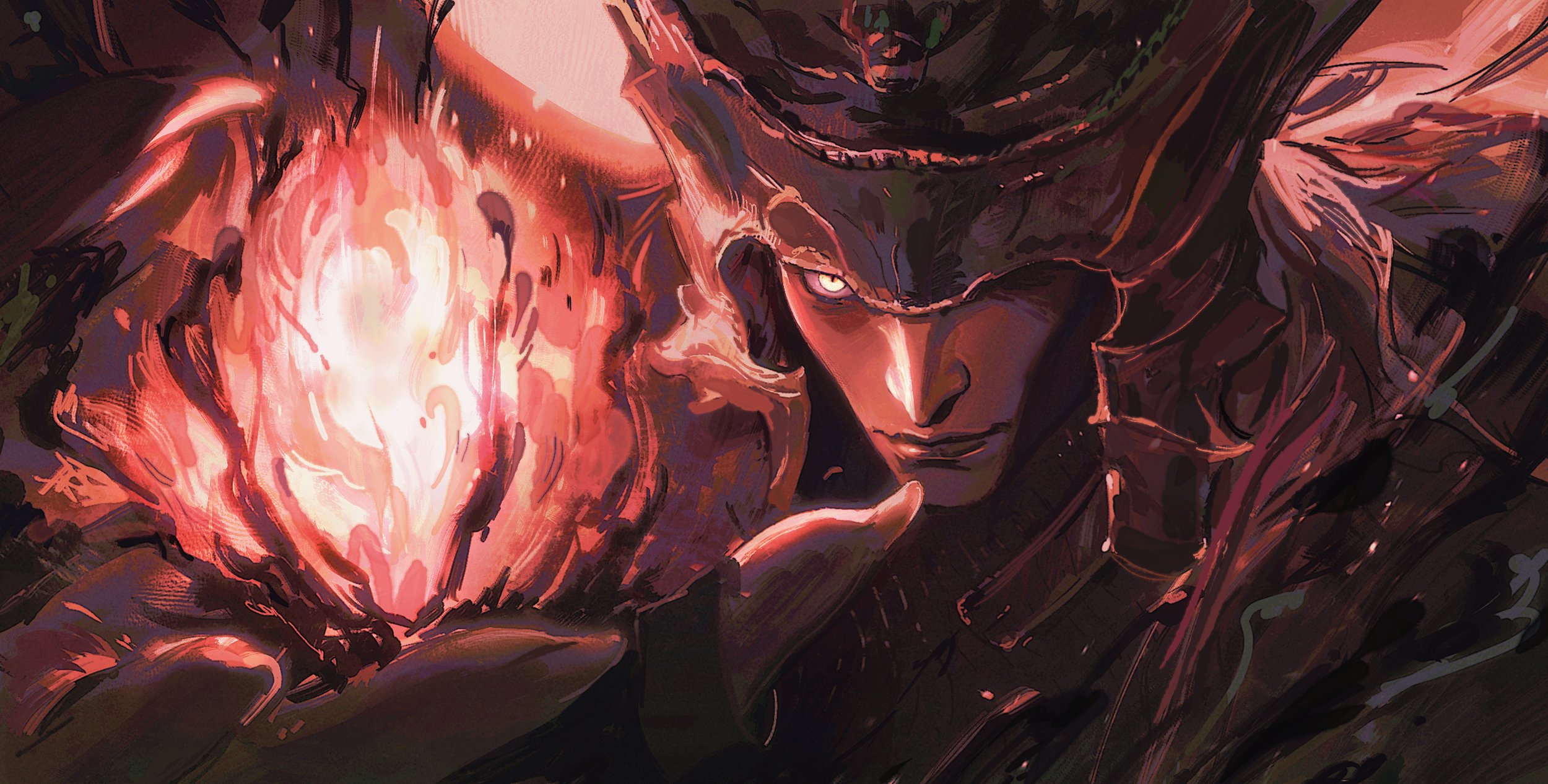 Safebooru - 1boy armor cateille elden ring fingernails fire helmet ...