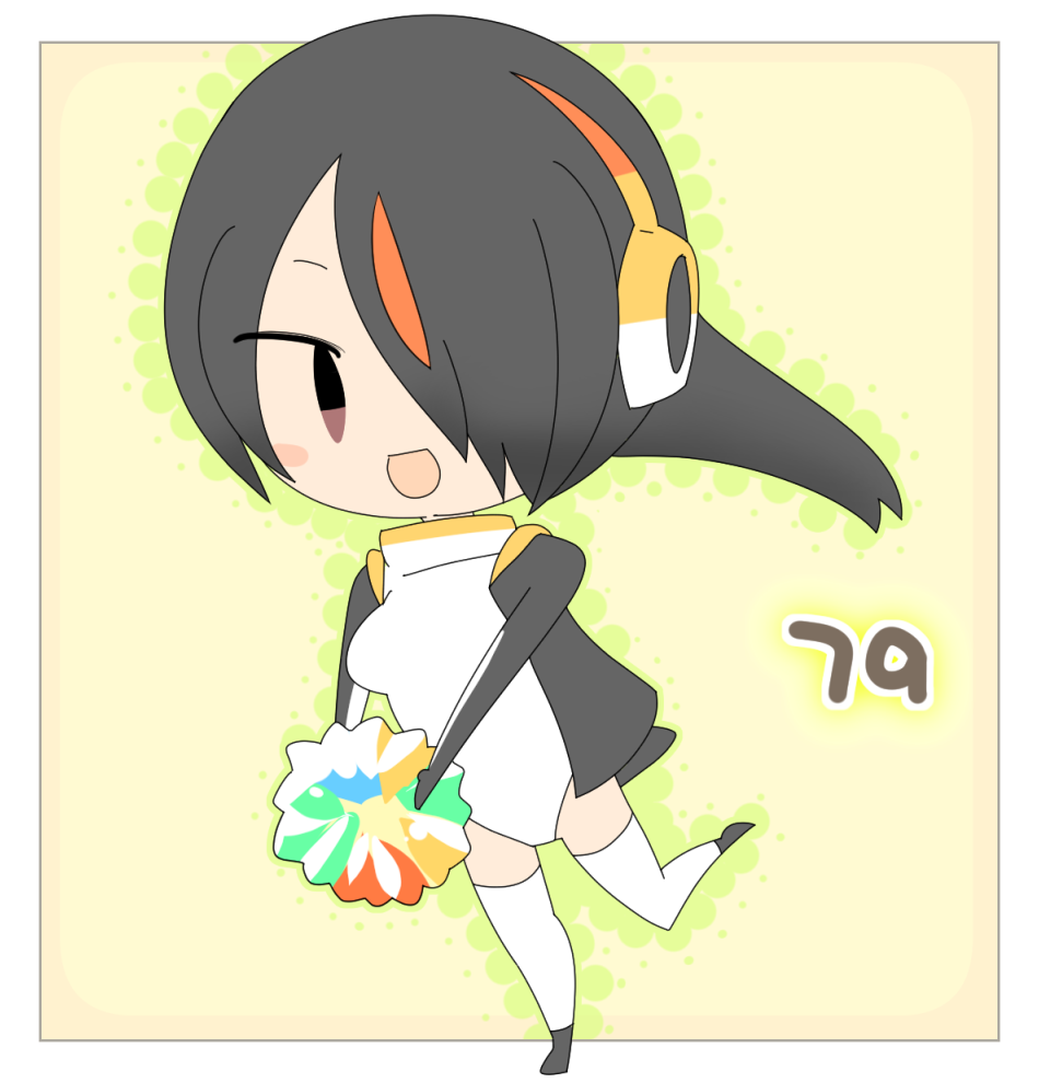 Safebooru - 1girl black hair black jacket blush stickers breasts brown ...