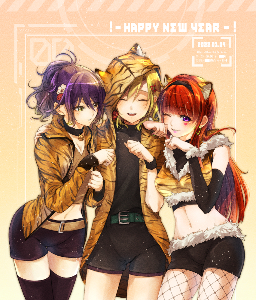 Safebooru - 1other 2girls alternate costume earrings gina (gnosia) gnosia hair between eyes high ...