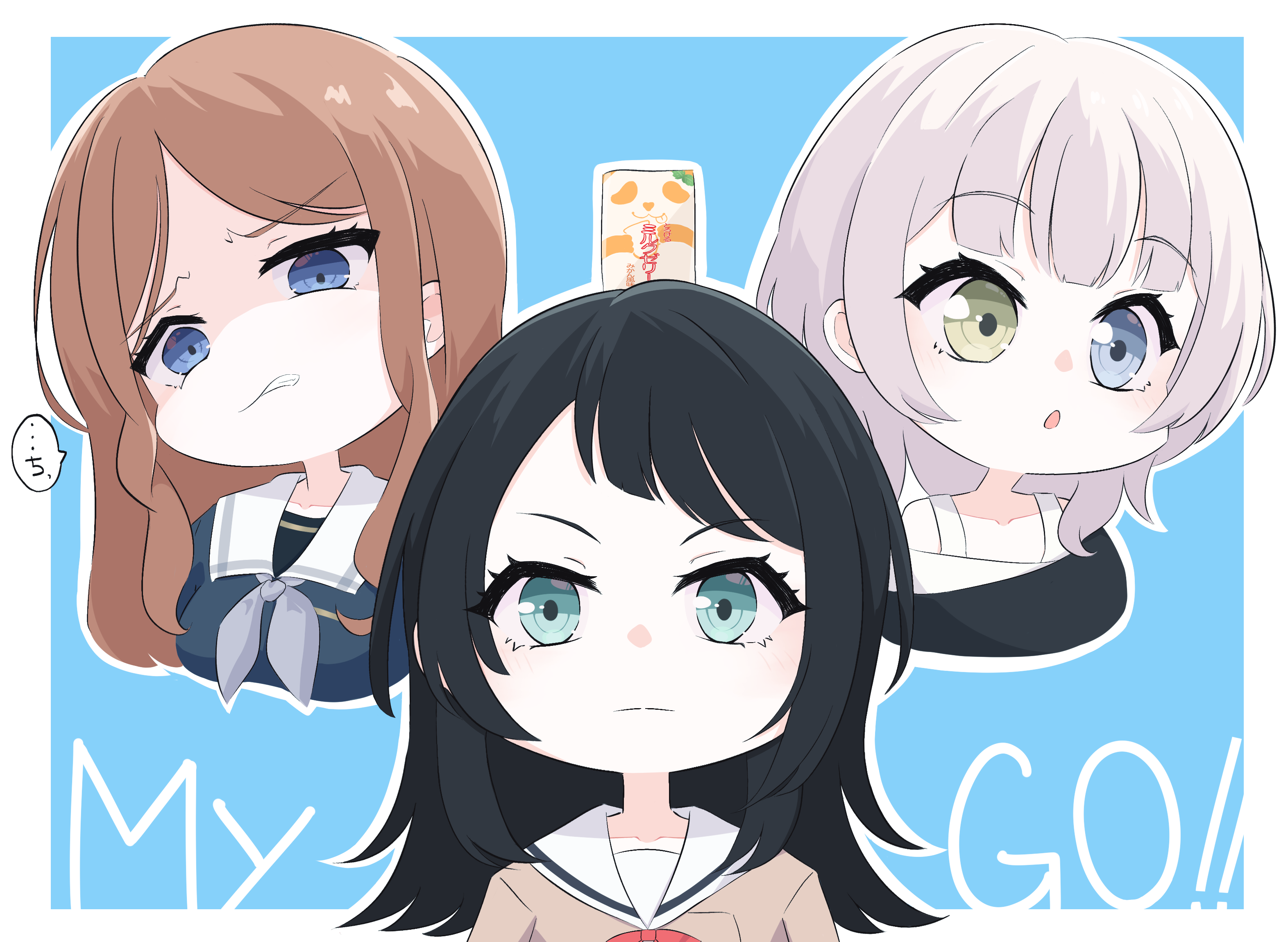 Safebooru - 3girls aqua eyes bang dream! bang dream! it's mygo ...