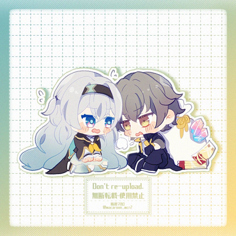Safebooru - 1boy 1girl black coat black gloves black hairband black ...