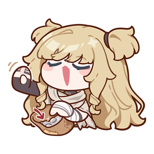 Safebooru - 1girl bandaged hand bandages blonde hair chibi chibi only ...