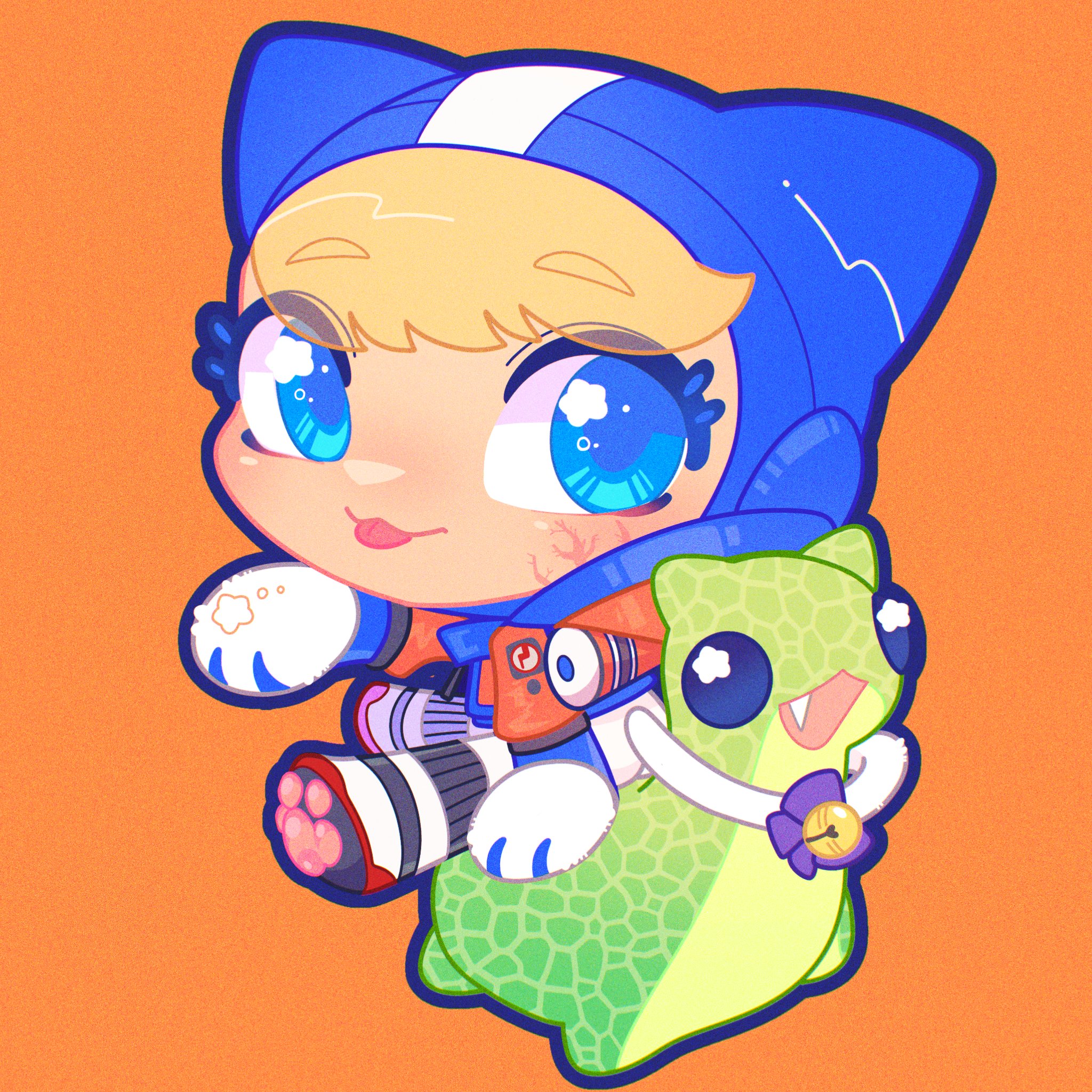 Safebooru - 1girl abyuramu yukidaruma animification apex legends blonde hair blue eyes blush ...