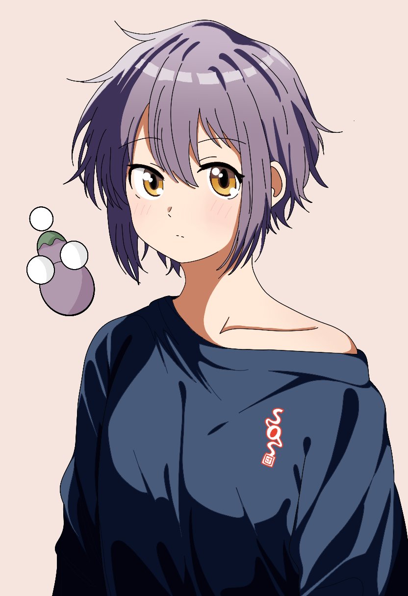 Safebooru - 1girl blue sweater highres looking at viewer nagato yuki official alternate costume ...