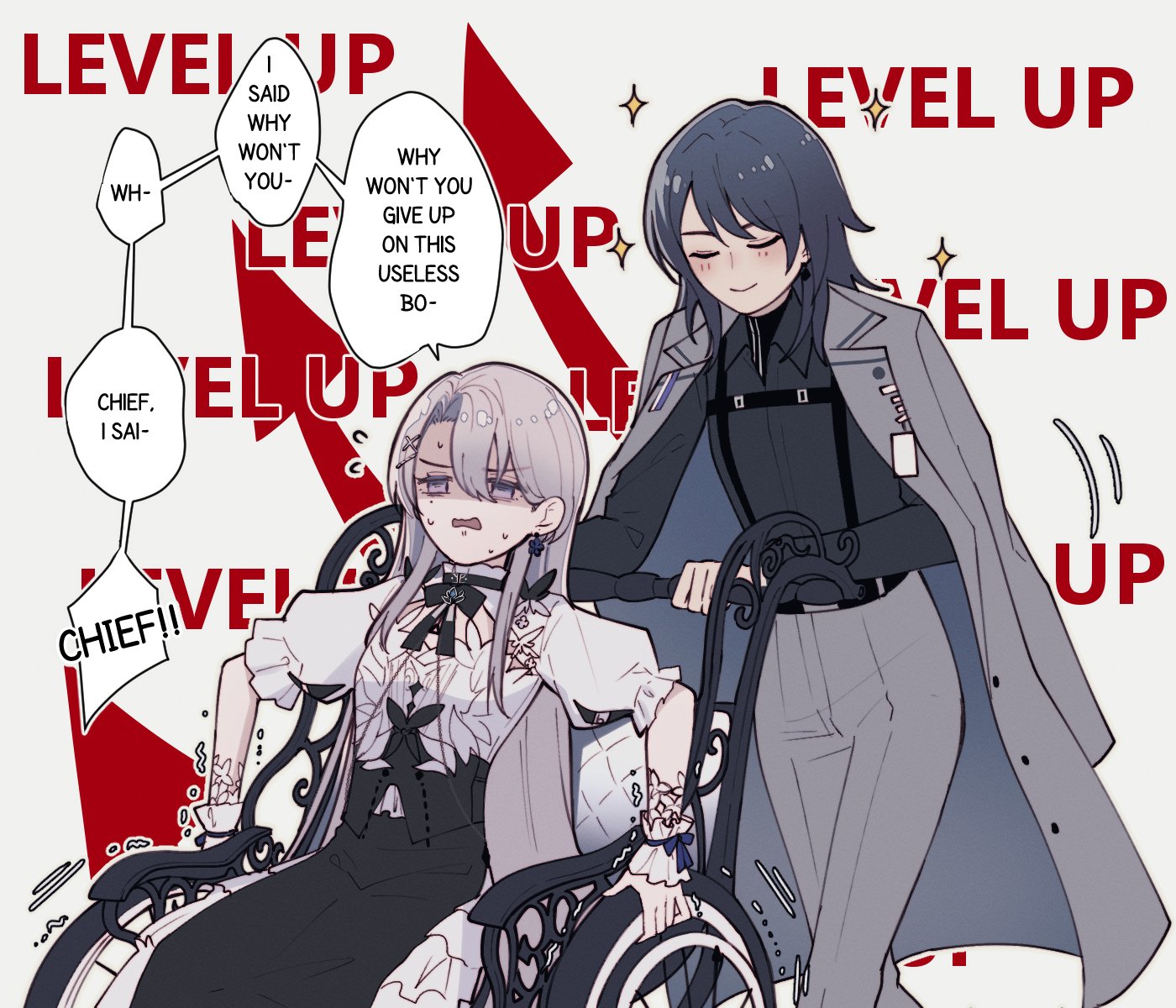 Safebooru - 2girls angon623 black corset black hair black ribbon black ...