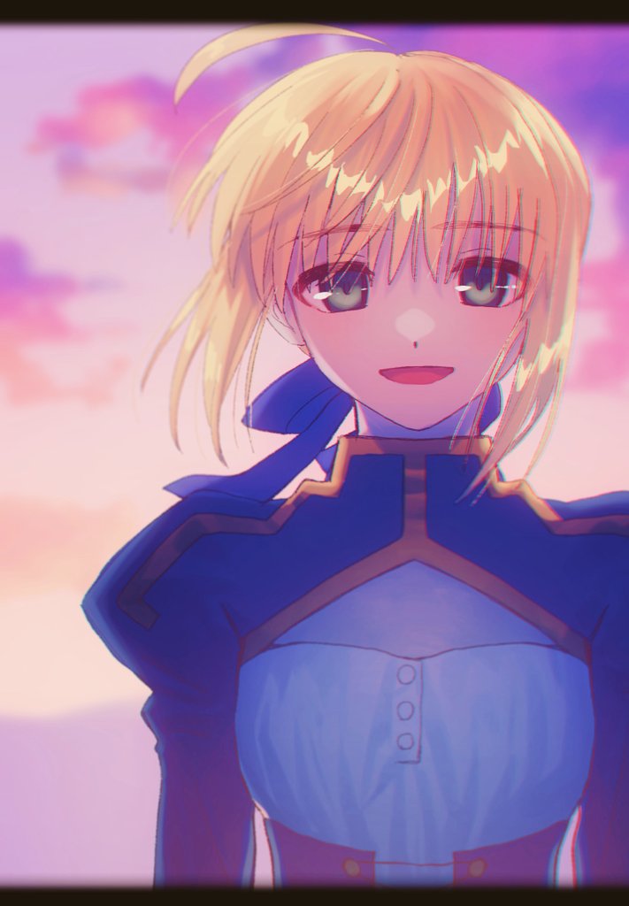 Safebooru - 1girl ahoge amemasu79 artoria pendragon (fate) blonde hair ...
