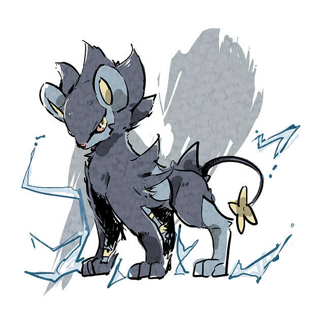 Safebooru - aisutabetao black fur blue fur colored sclera electricity ...