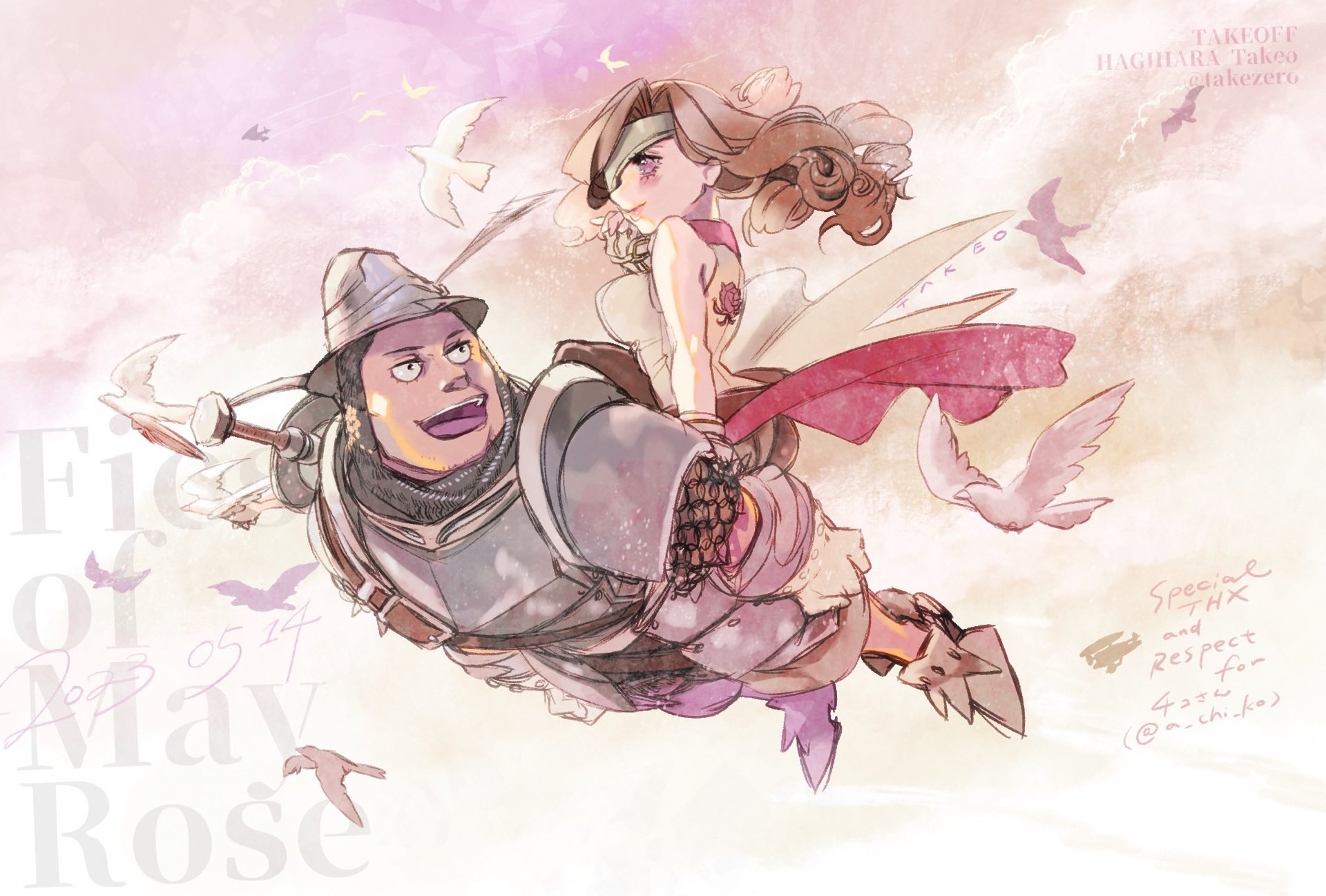 Safebooru - 1boy 1girl adelbert steiner armor artist name bare ...