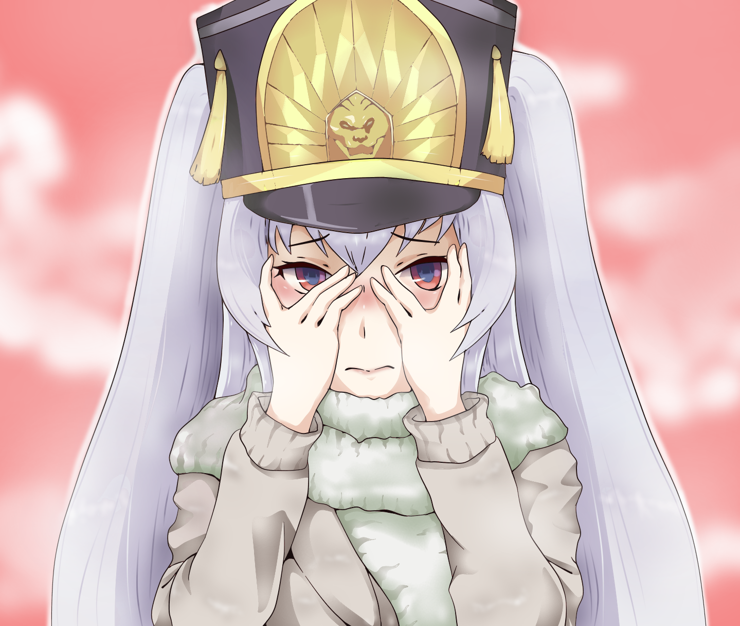 Safebooru - 1girl 3: altair (re:creators) blue eyes blush casual coat ...