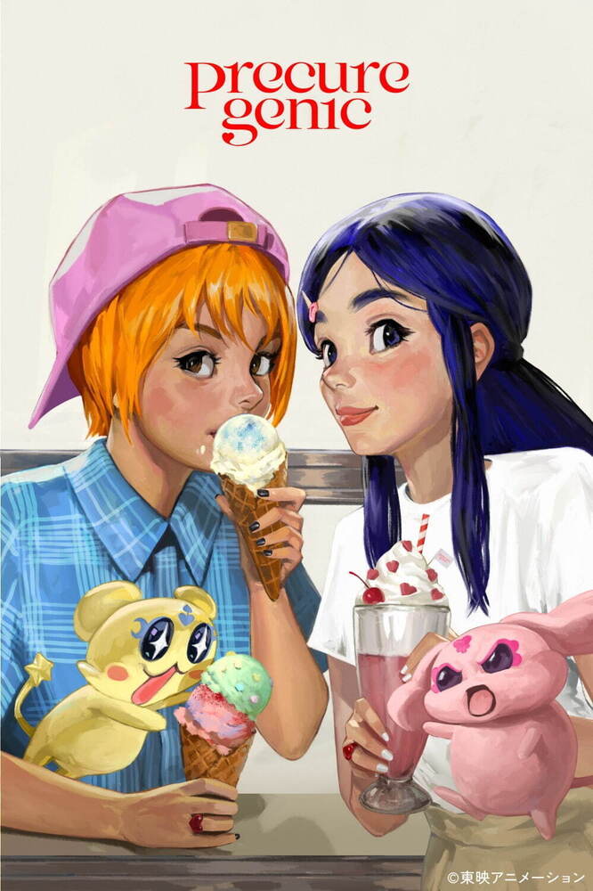 Safebooru - 2girls angry artist collaboration baseball cap blue hair ...