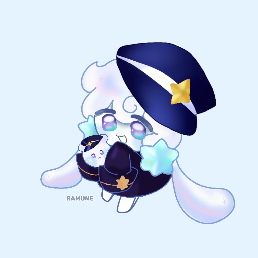 Safebooru - 1girl blue background chibi chibi only colored skin ...