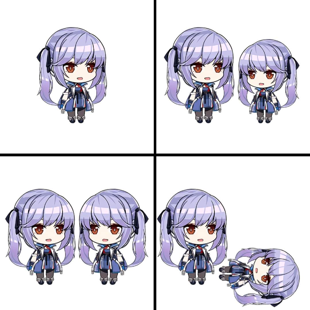 Safebooru - 1girl azur lane clone essex (azur lane) essex face long hair twintails | 4903116