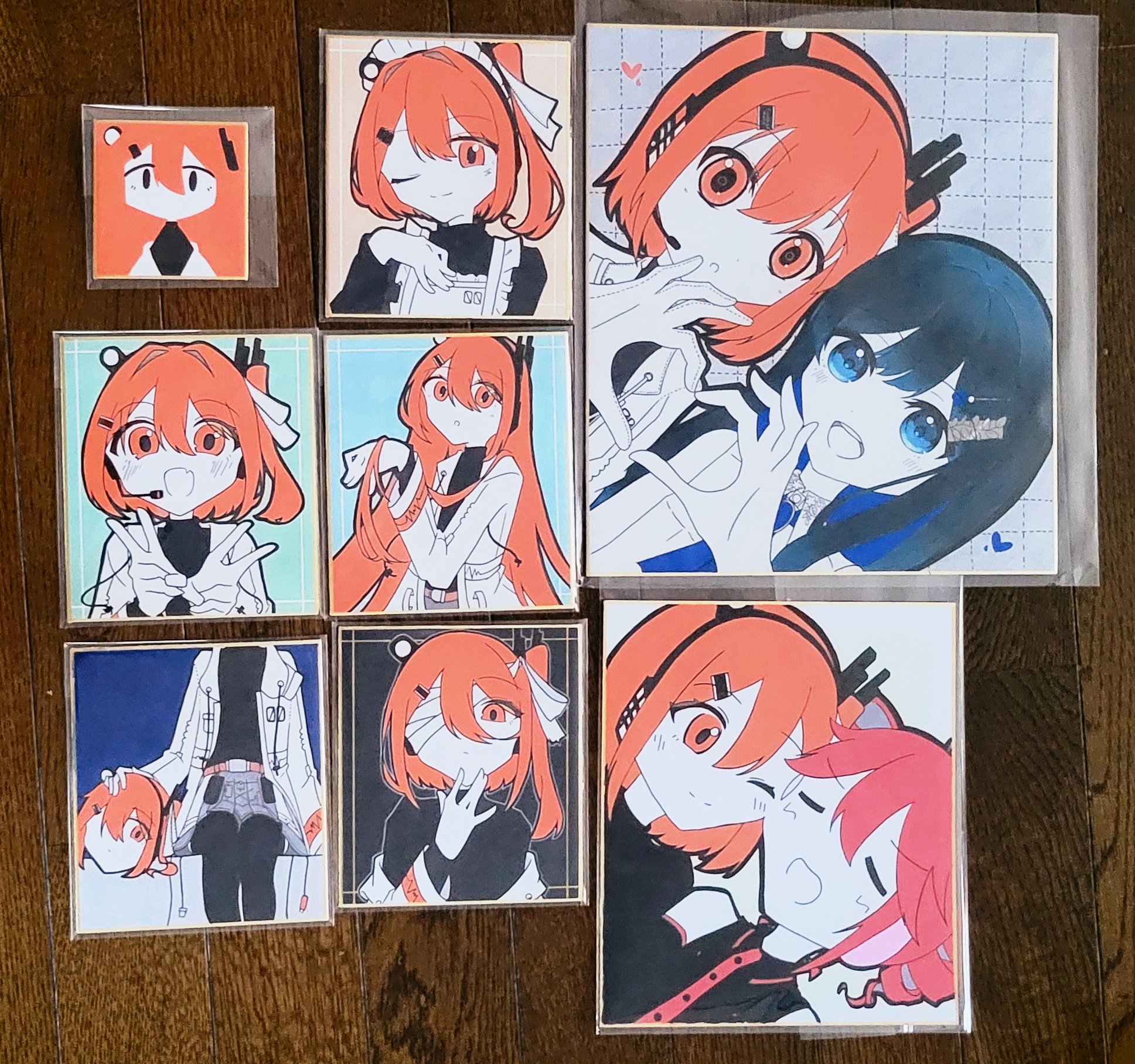 Safebooru - 3girls a.i. voice adachi rei alternate costume alternate hair length alternate ...