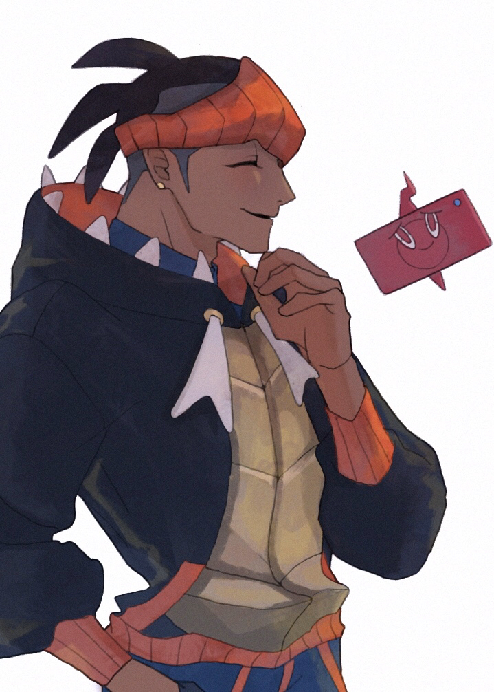 Safebooru - 1boy closed eyes commentary dark-skinned male dark skin ...