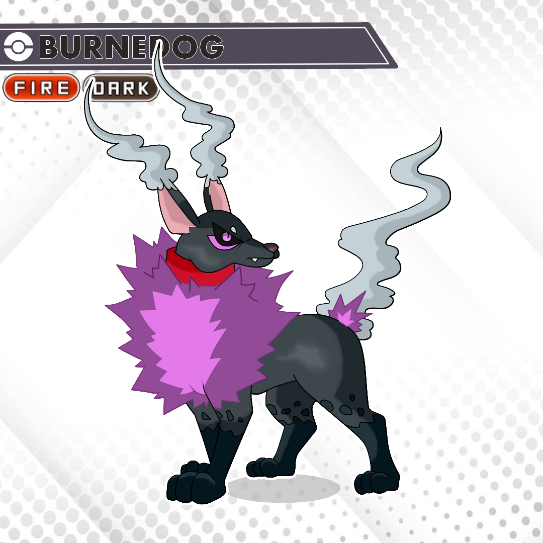 Safebooru - dog fakemon fakemon (creature) fire jhonnyboyarts monster ...