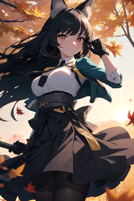 Safebooru - ai-generated forest hoshimi miyabi nature non-web source pixai sunset zenless zone ...