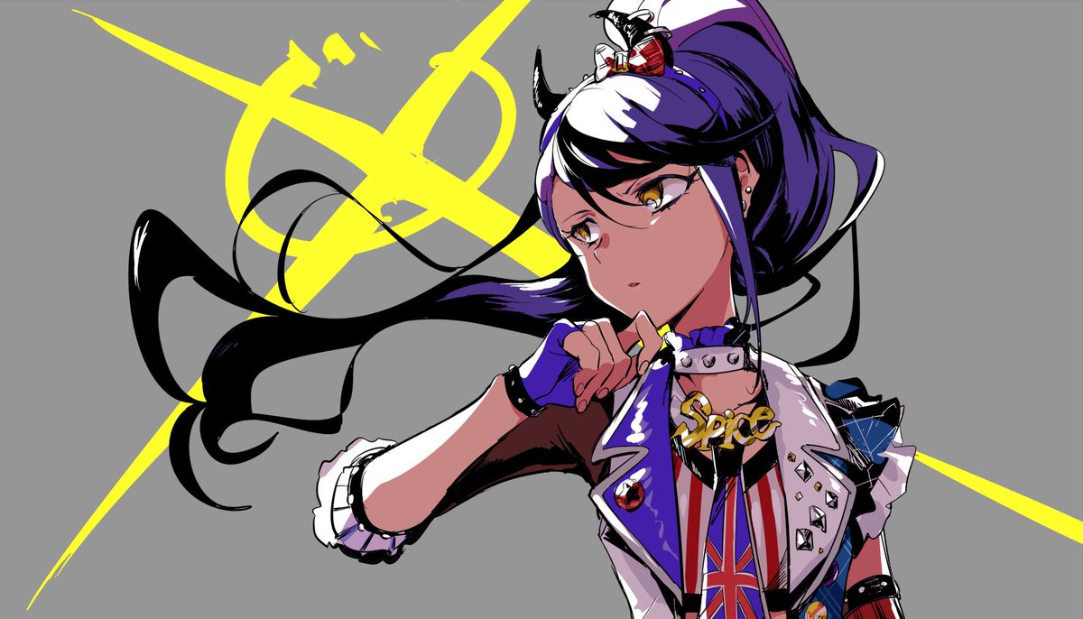 Safebooru - 1girl aikatsu! (series) aikatsu stars! bad id bad twitter id demon horns fingerless ...