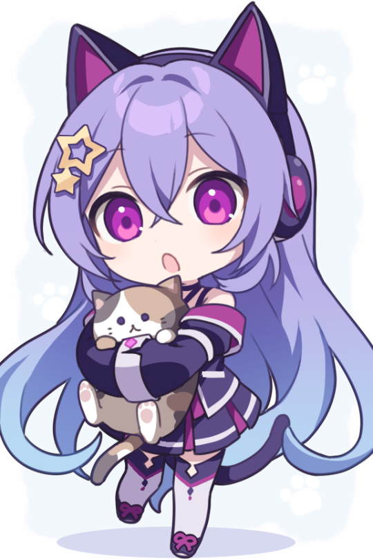 Safebooru - 1girl :o animal animal ear headphones animal ears animal hug bare shoulders black ...