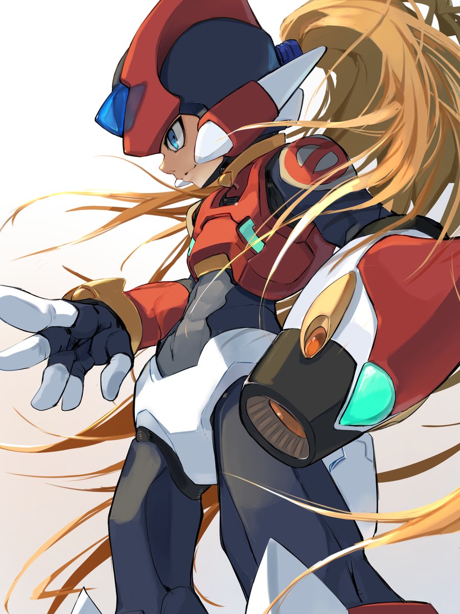 Safebooru - 1boy adapted costume alternate costume arm cannon armor ...