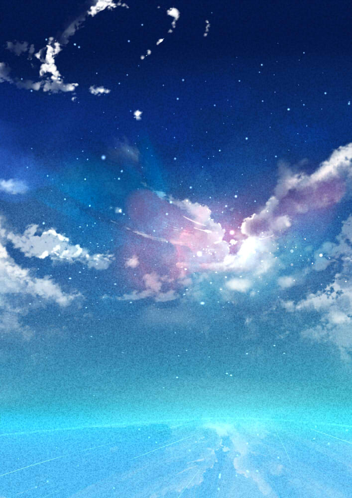 Safebooru - blue sky clouds commentary request no humans original sakurada chihiro scenery sky ...