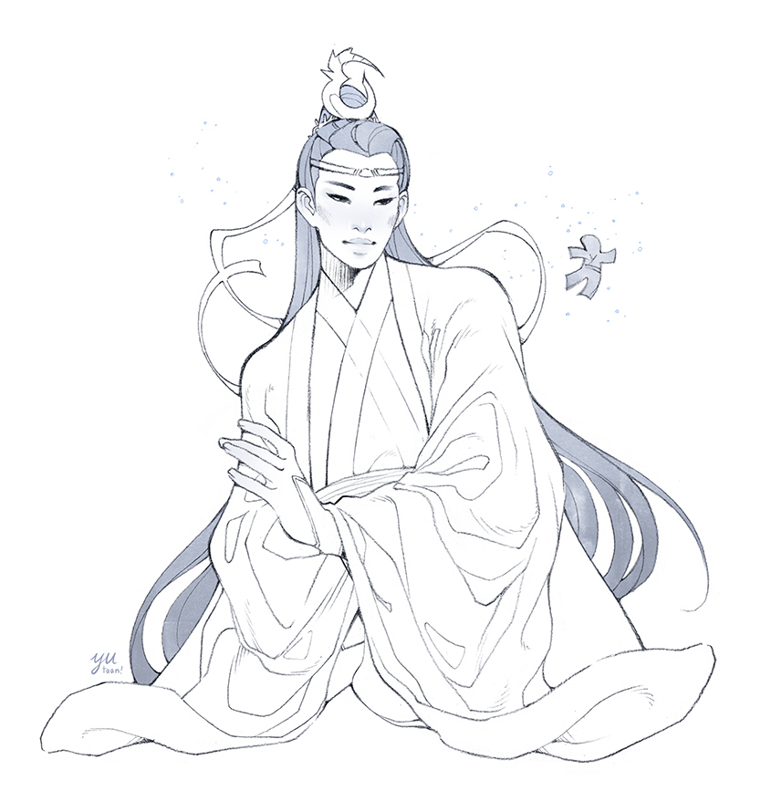 Safebooru - 1boy chinese clothes closed mouth commentary english ...