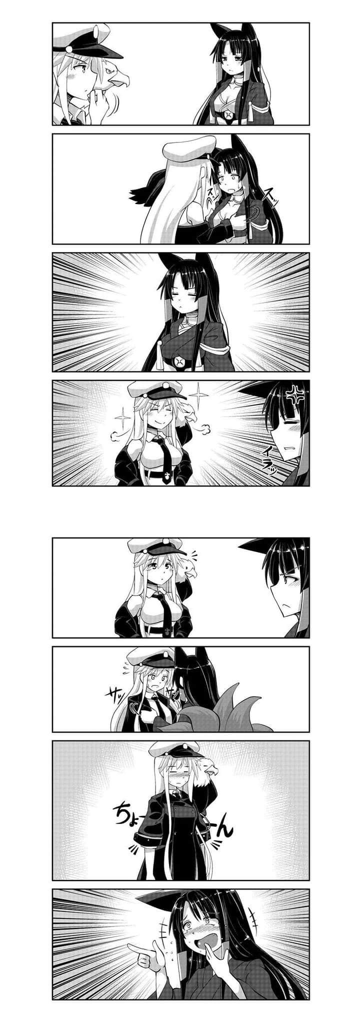 Safebooru - adjusting clothes akagi (azur lane) anger vein azur lane comic enterprise (azur lane ...