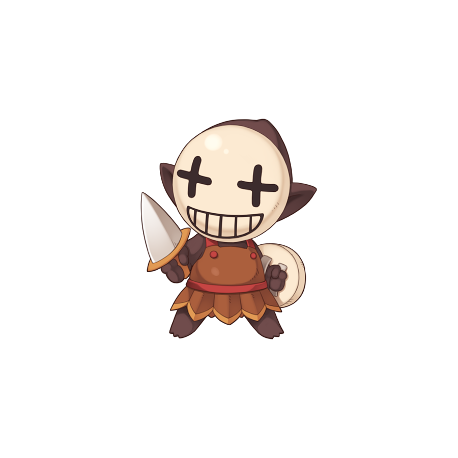 Safebooru - belt brown vest chibi chibi only dagger full body goblin ...