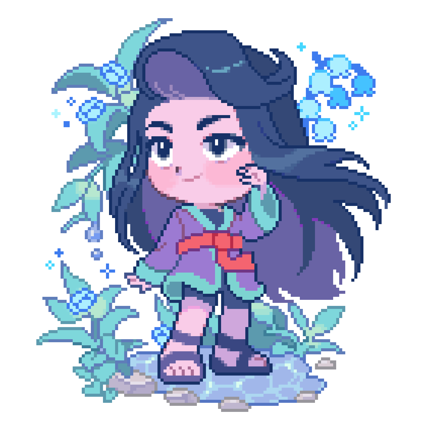 Safebooru - 1girl animated animated gif black bodysuit black eyes black ...