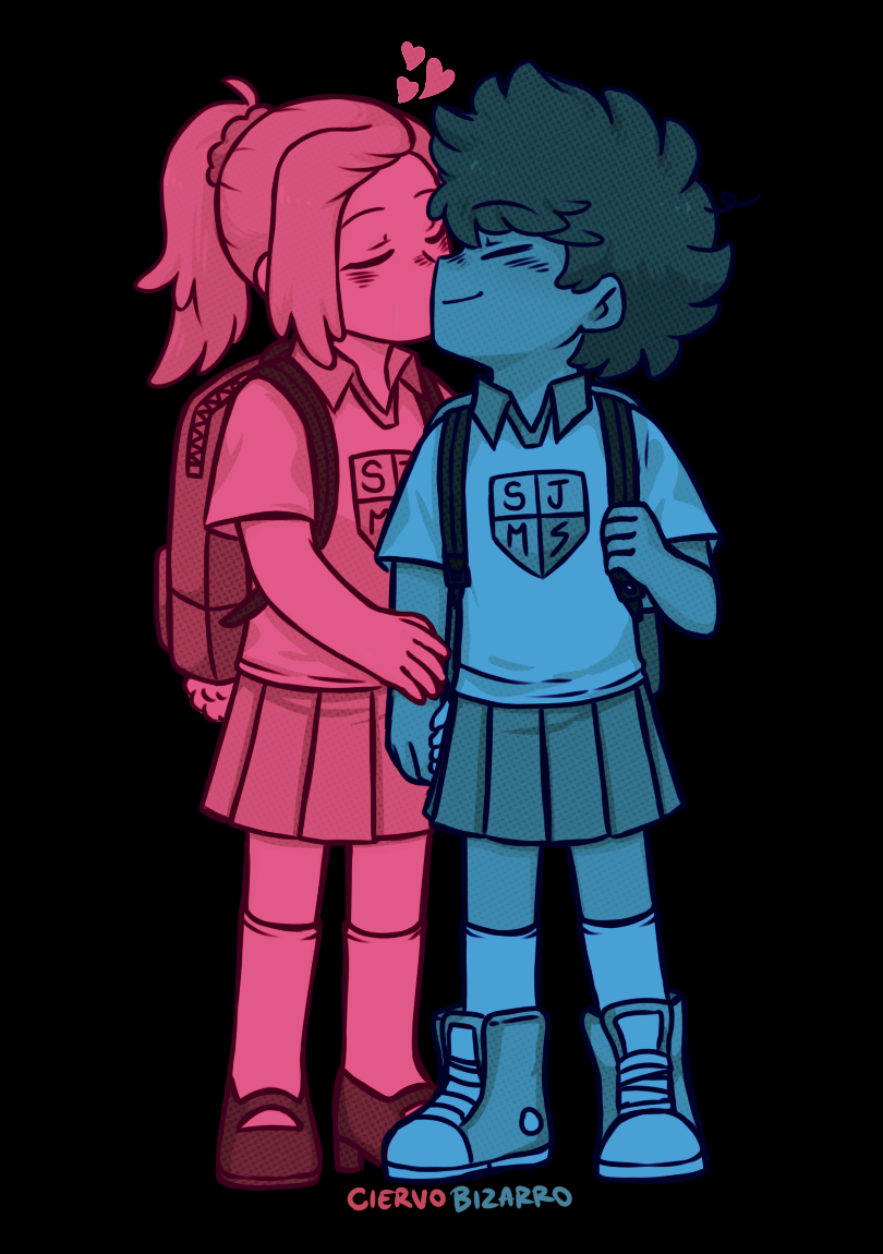 Safebooru - 2girls amphibia anne boonchuy artist name backpack bag ...