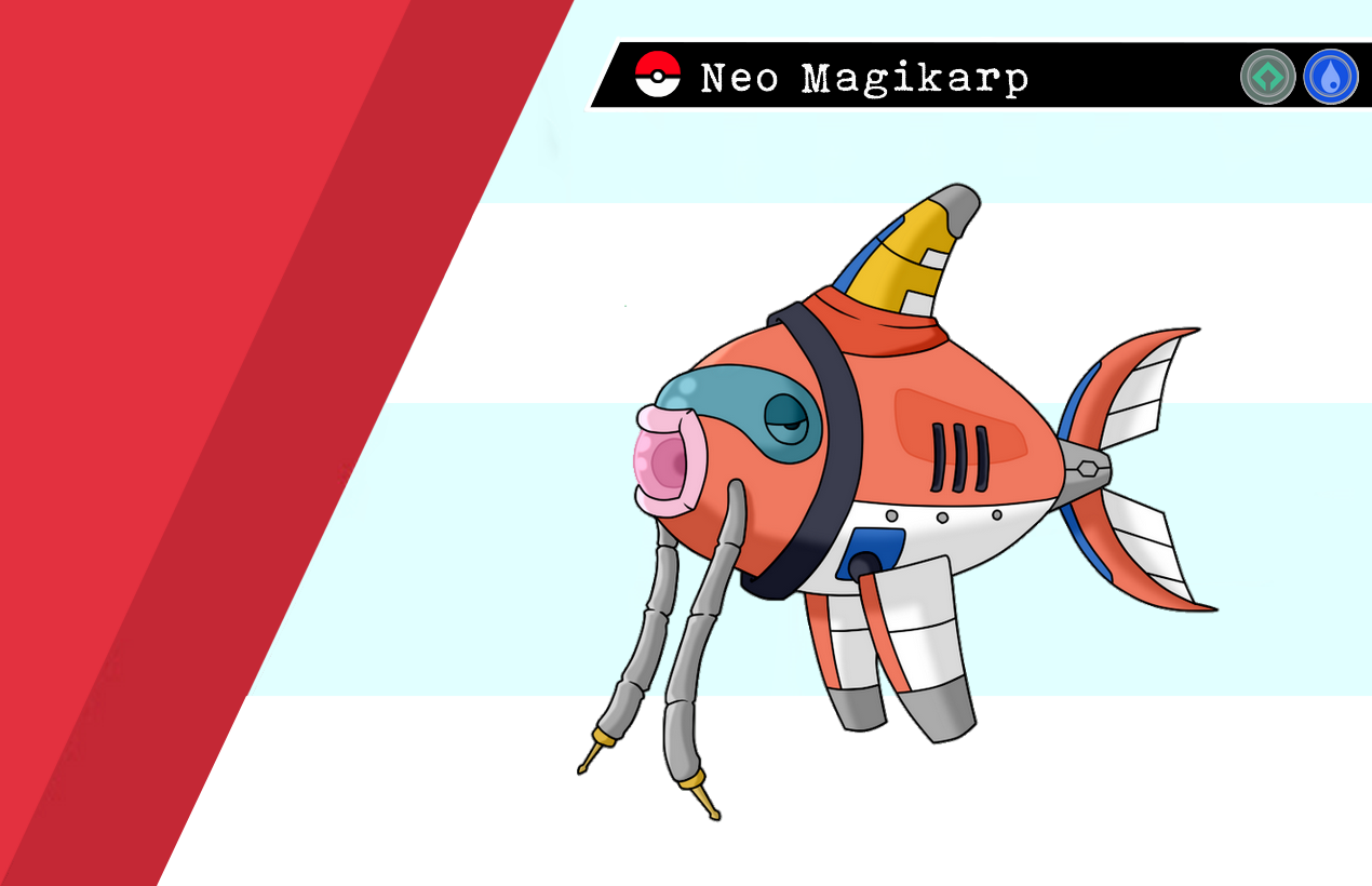 Safebooru - fakemon fakemon (creature) instagram username jhonnyboyarts magikarp mecha nintendo ...