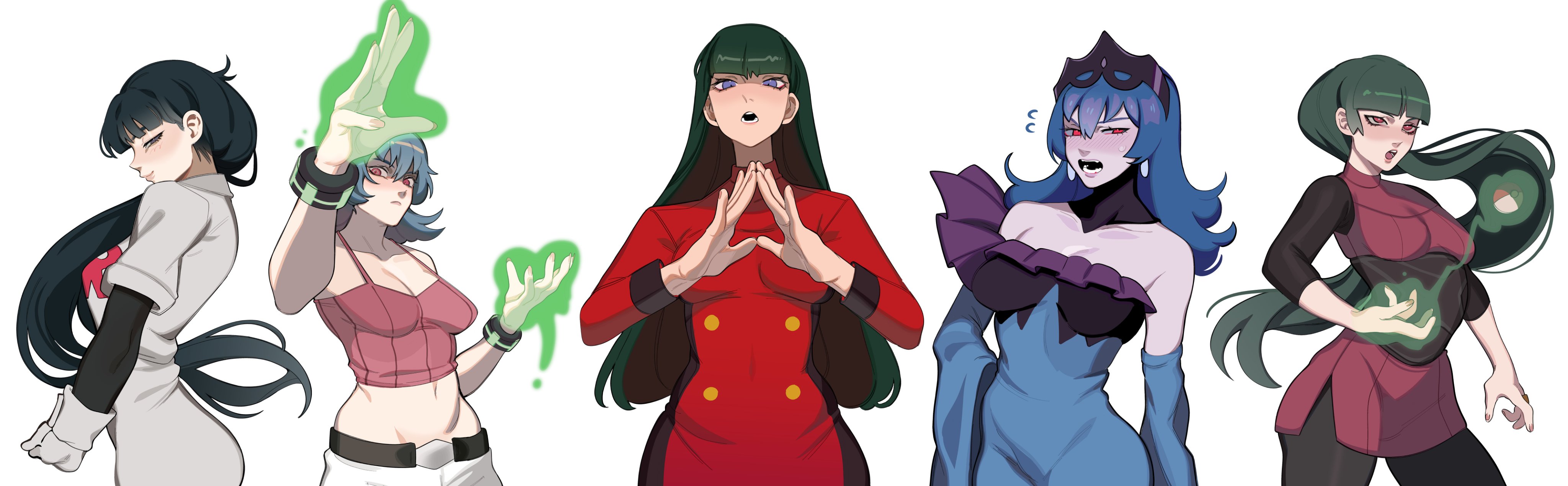 Safebooru - 1girl absurdres ass bellelba (pokemon) belt black belt black eyes black hair black ...