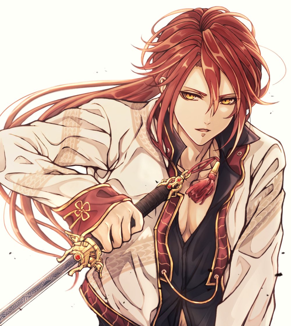 Safebooru - 1boy aaron wei cropped jacket double-parted bangs eiyuu ...