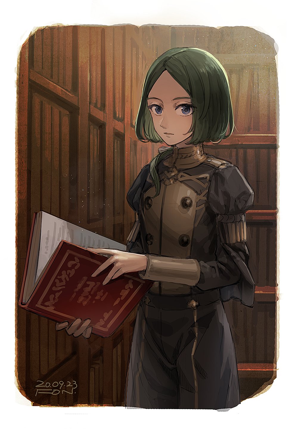 Safebooru - 1boy blue eyes book border dated fire emblem fire emblem ...