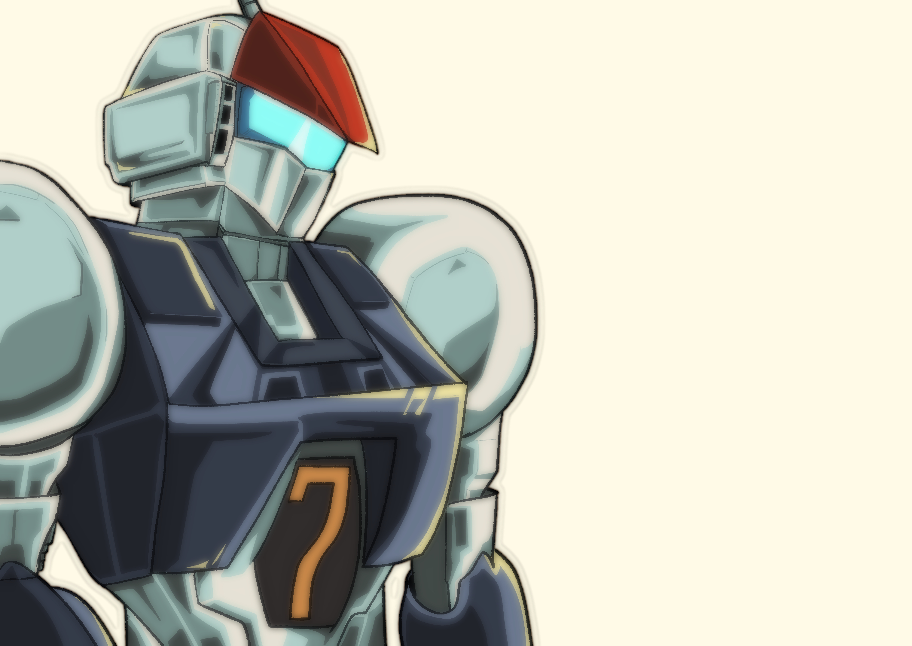 Safebooru - 1990s (style) ginga hyouryuu vifam grey background highres ...