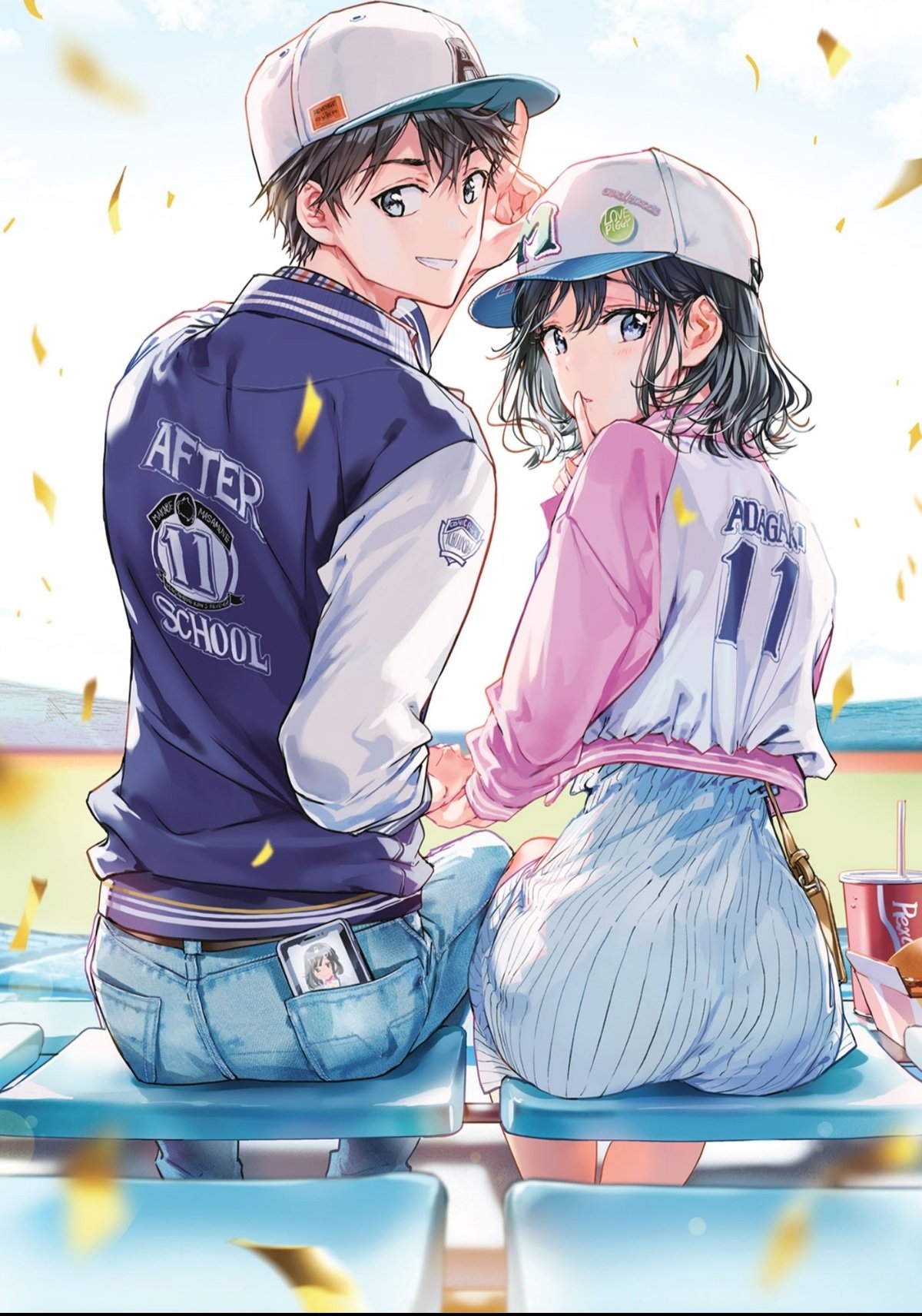 Safebooru - 1boy 1girl adagaki aki couple female makabe masamune male ...