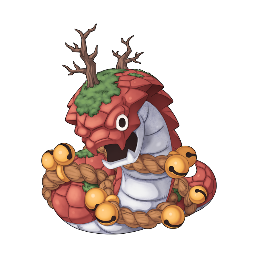 Safebooru - animal focus bell boitata branch chibi chibi only full body ...