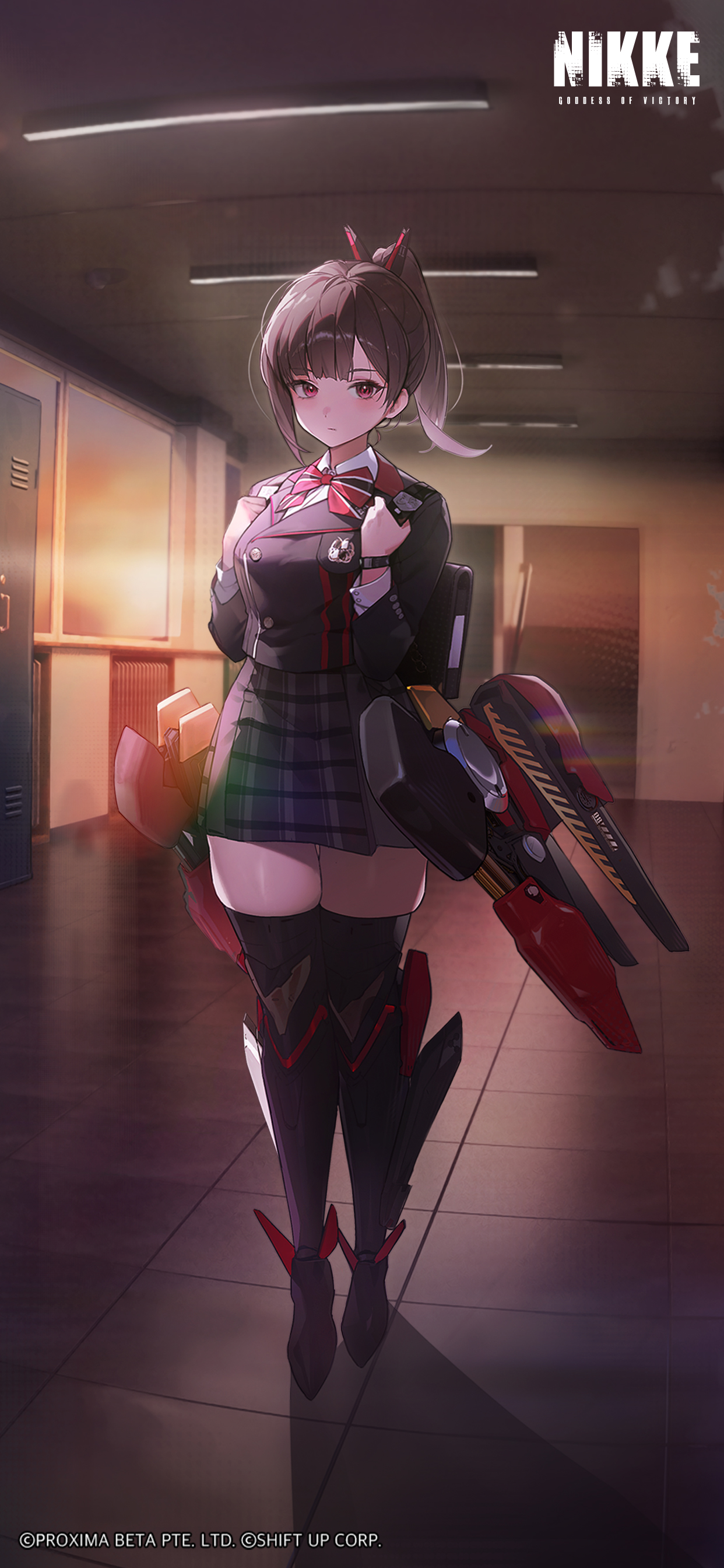 Safebooru - 1girl absurdres black hair black shirt black skirt black ...