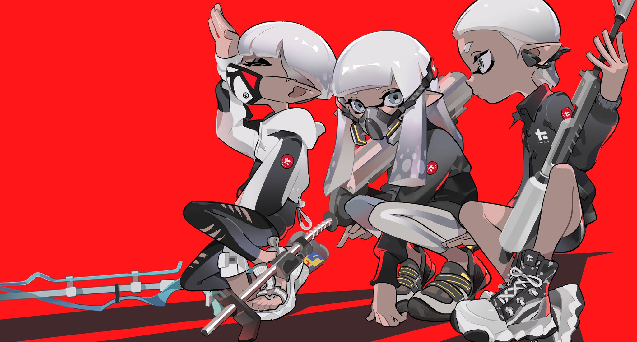 Safebooru - 1boy 1girl 1other arm between legs backlighting blunt bangs ...