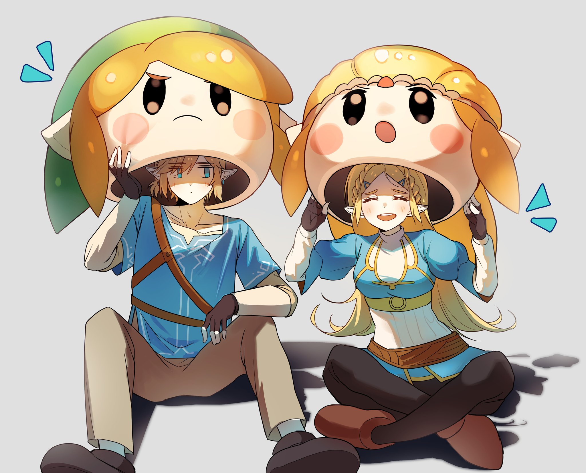 Safebooru - 1boy 1girl black footwear black gloves black pants blonde hair blue eyes blush braid ...