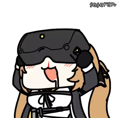 Safebooru - 1girl animated gif drooling girls frontline long hair ...